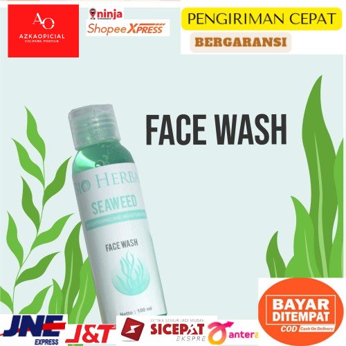 Jual Bio Herbal Seaweed Face Wash - Sabun Muka lm | Shopee Indonesia