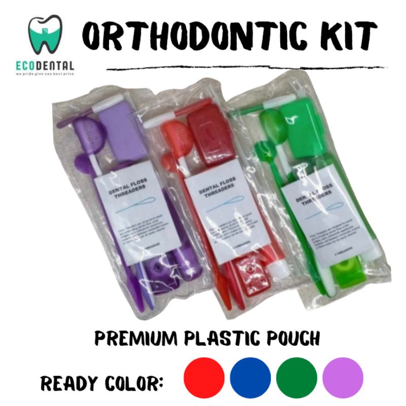 Jual Ortho Kit Sikat Gigi Ortho Orthodontic Kit Behel | Shopee Indonesia