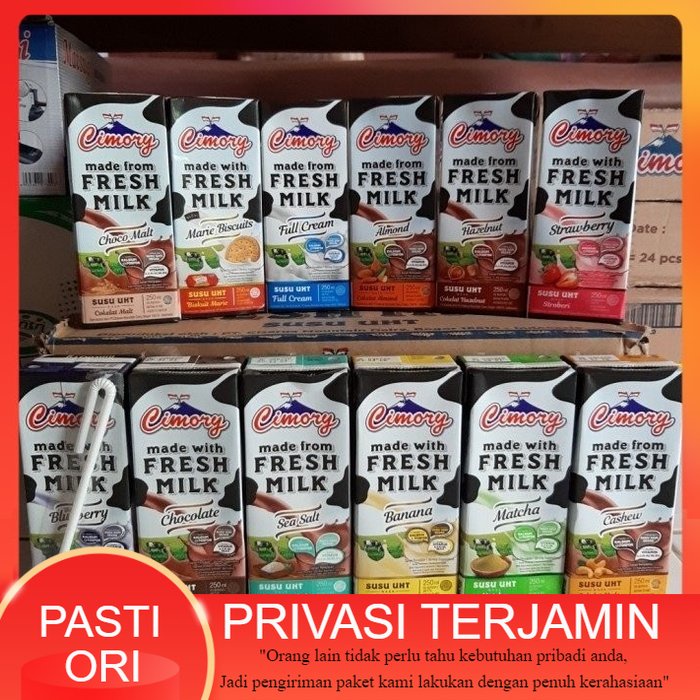 Jual Cimory Susu UHT 250 ml / Cimory Fresh Milk Susu UHT 250 ml / Susu Cimory / susu cimori ...