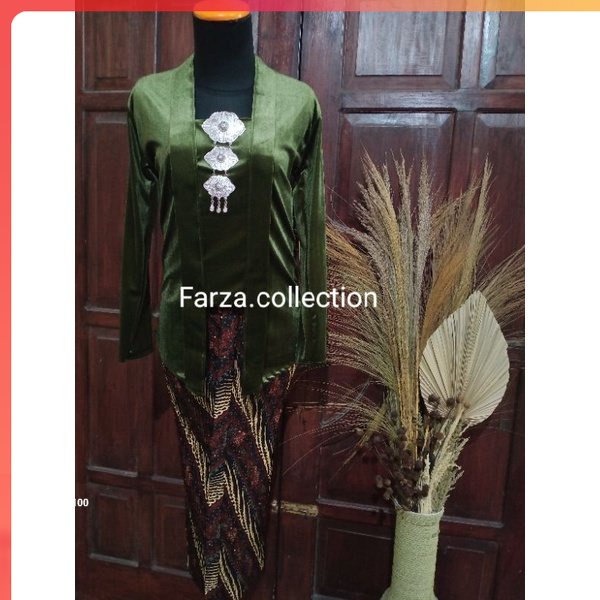 Jual Kebaya dan Sorjan Kebaya Wanita atasan kebaya kutubaru Armi/kebaya bludru Kebaya Bludru ...