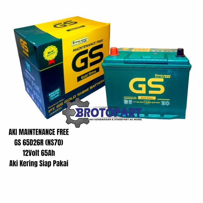 Jual Aki Mobil Mitsubishi Fuso Truk Truck, Kuda Bensin Accu Kering GS NS70 | Shopee Indonesia