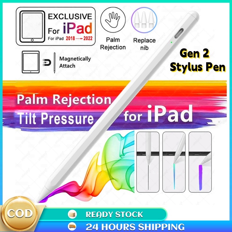 Jual Cre Stylus Pen Gen 2 Touch High Precision Support Palm Rejection ...