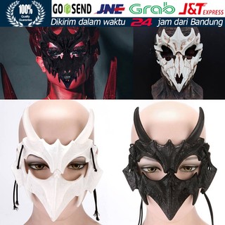 Jual Topeng Wajah Tengkorak Horor Anime / Masker Wajah Desain Tengkorak ...