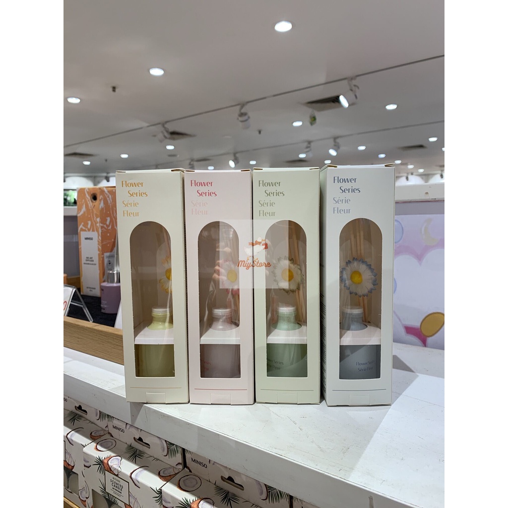 Jual MINISO Reed Diffuser Pengharum Ruangan Aromaterapi Mewah Pewangi ...