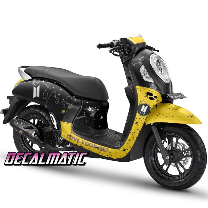 Jual Stiker Full body Decal dan Dashboard Scoopy All Type - BT21 BTS ...