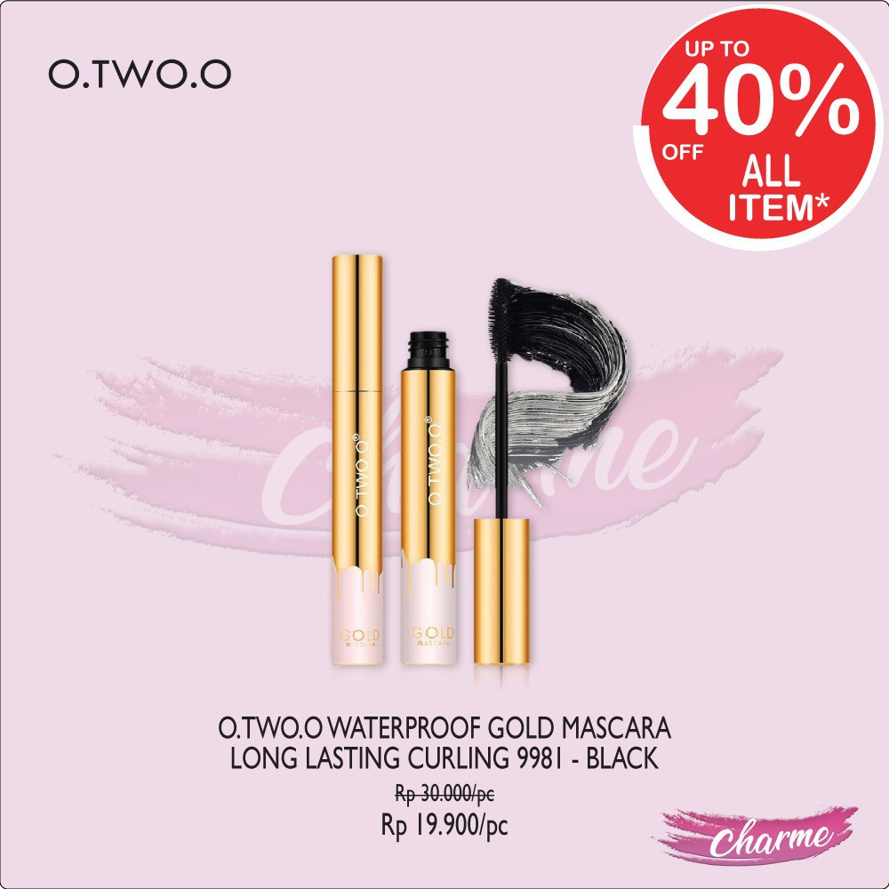 Jual (READY & ORI) O.Two.O Otwoo Waterproof Gold Mascara Maskara Long ...