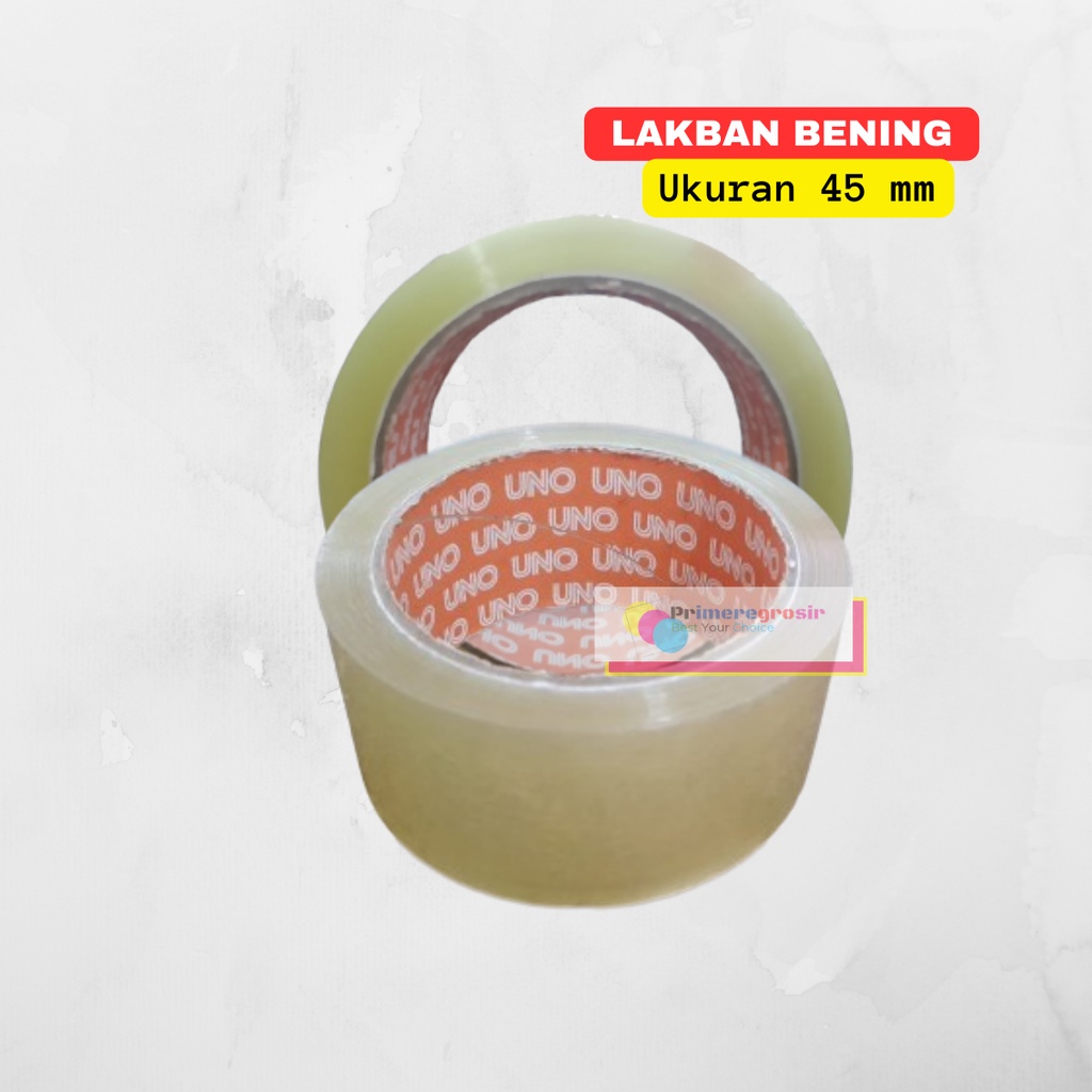 Jual Lakban Besar Bening 65Yard 45mm / Lakban Packing Tebal Dan Murah ...