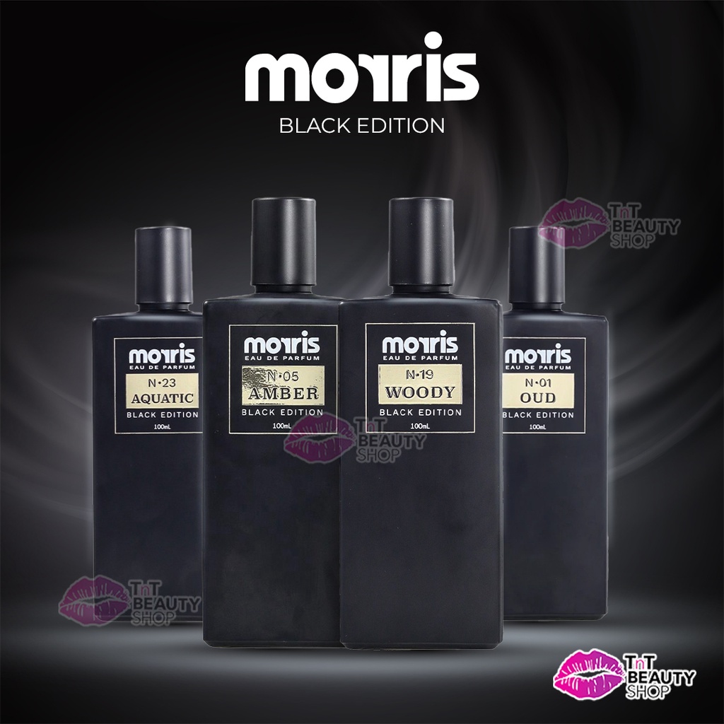 Jual Morris Eau De Parfum Black Edition Series 100ml | TnT Beauty Shop | Shopee Indonesia