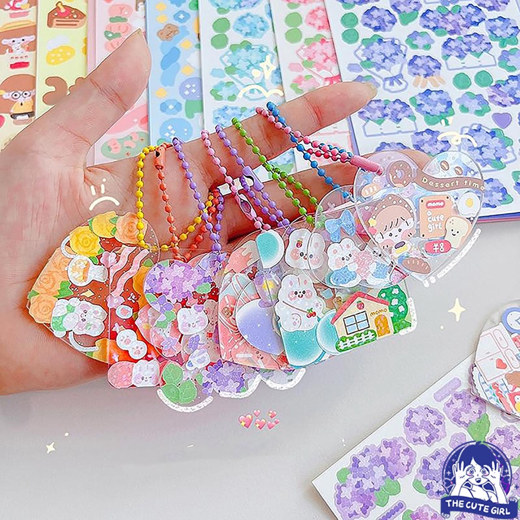 Jual Gantungan Kunci Akrilik Keychain Transparan Sticker Lucu ...