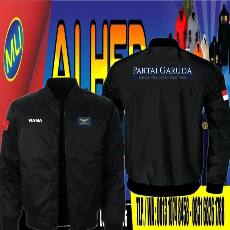 Jual jaket Garuda jaket partai Garuda jaket bomber Garuda jaket bomber ...