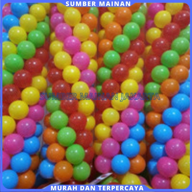 Jual Mainan bola anak warna warni isi 100 mainan mandi bola Mainan Anak ...