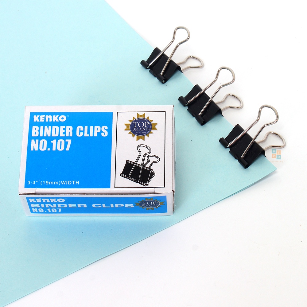 Jual KENKO - Binder Clip 107 Kliip Kertas - Pack | Shopee Indonesia