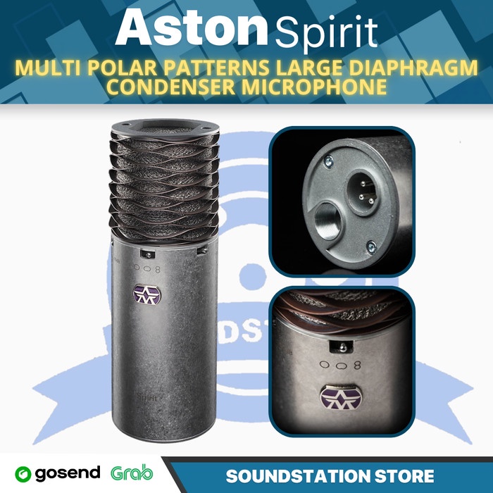 Jual ASTON SPIRIT Multi Polar Patterns Large Diaphragm Condenser ...