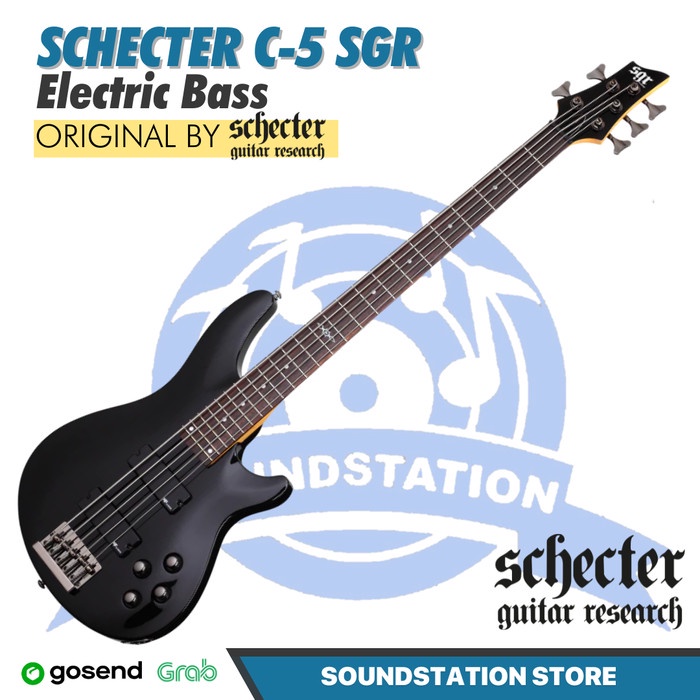 Jual SCHECTER C-5 SGR ELECTRIC BASS | Shopee Indonesia