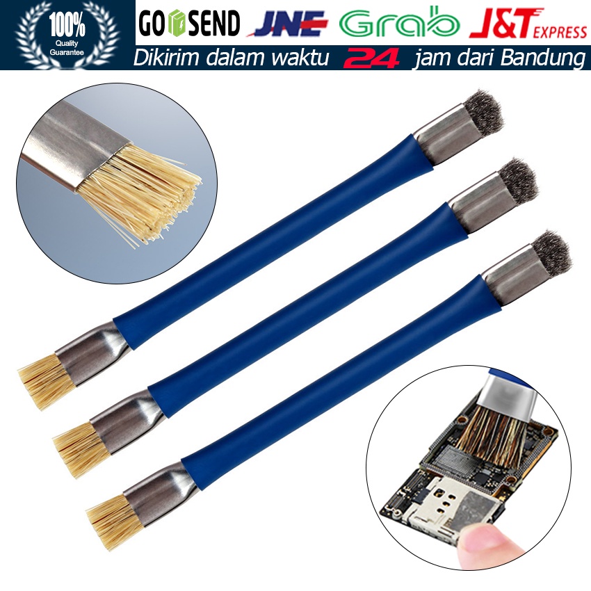 Jual Kuas Lembut / Kuas Kawat Anti-Static Brush 2In1 Sikat Baja Papan ...