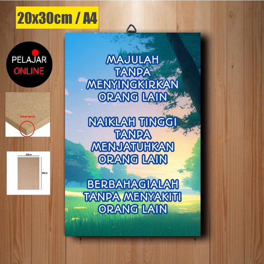 Jual poster quotes - kata motivasi - hiasan dinding kantor - poster ...