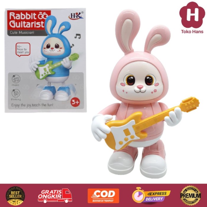 Jual Mainan Robot Rabbit Guitarist Dancing & Music CY6006B | Shopee ...