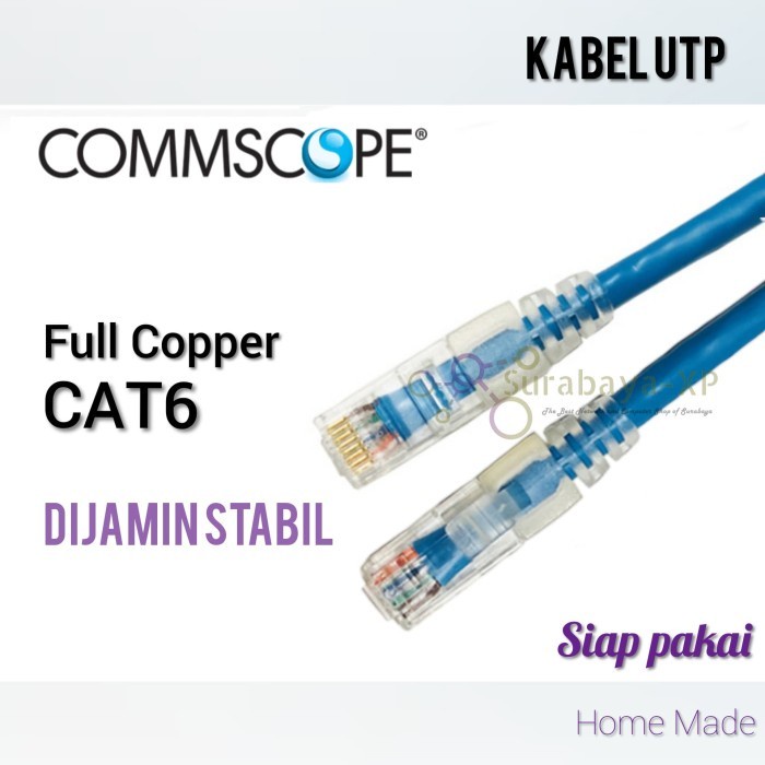 Jual Kabel LAN UTP CAT 6 AMP COMMSCOPE 100M 100 Meter 100 M 100Meter ...