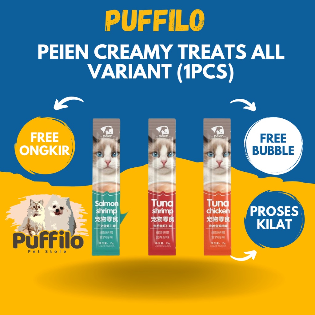 Jual Peien Cat Treats Salmon Shrimp 15 gr | Shopee Indonesia