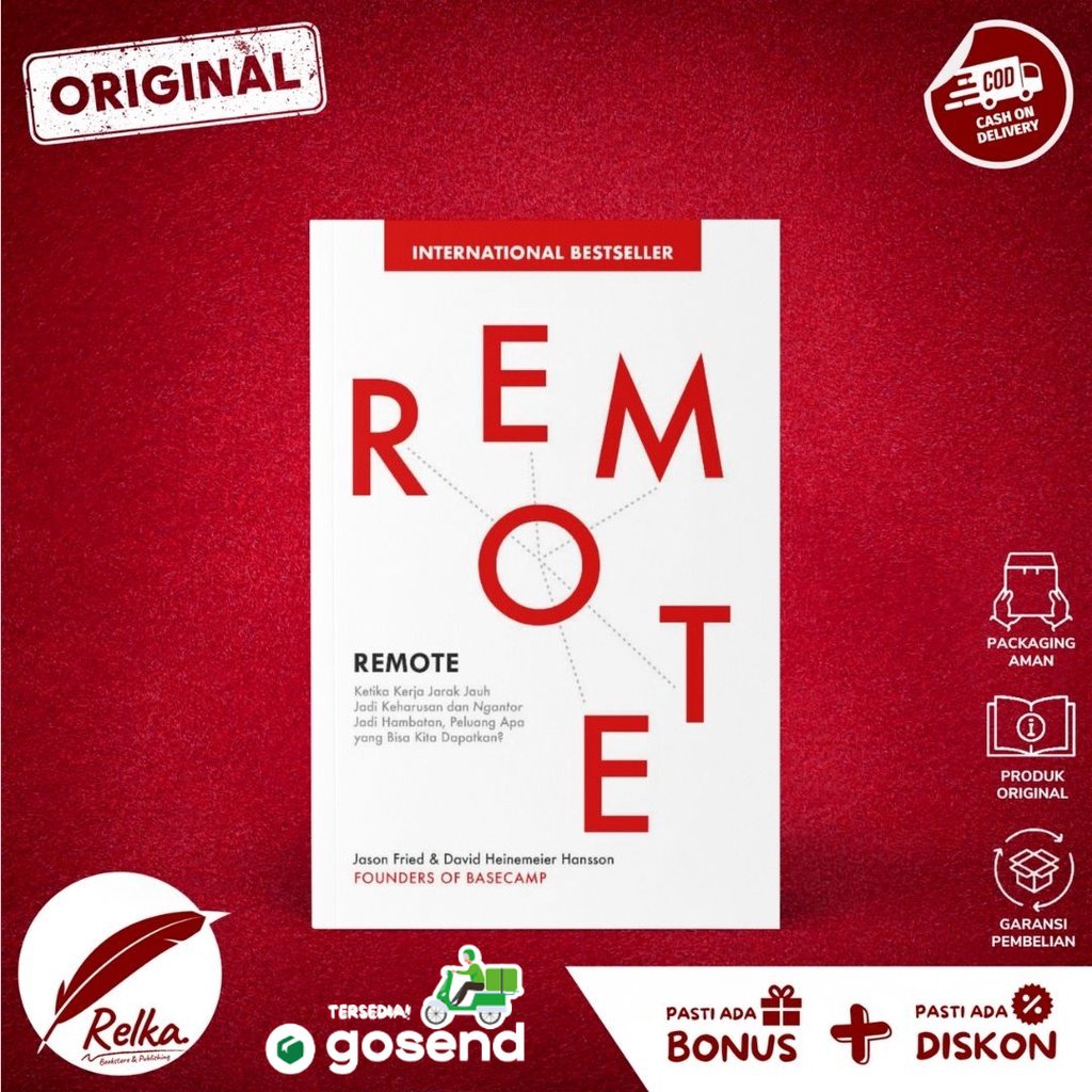 Jual REMOTE - Jason Fried dan David Heinemeier Hansson | Shopee Indonesia
