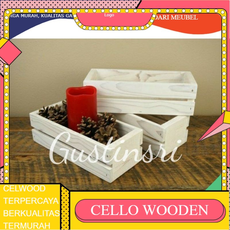 Jual HAMPERS KAYU KOTAK HANTARAN KAYU BOX KAYU WOODEN BOX STORAGE BOX ...