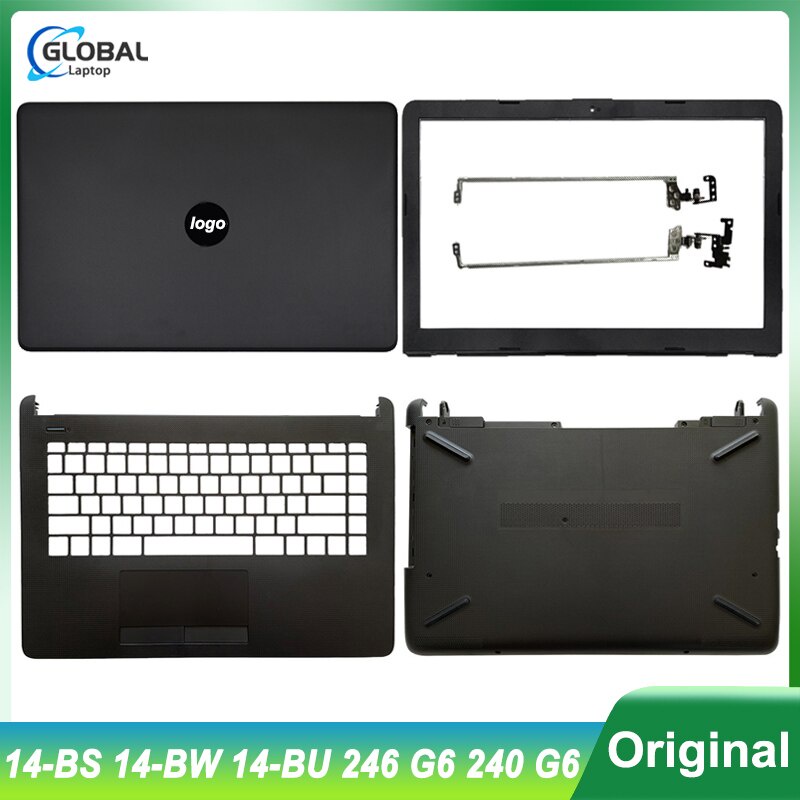 Jual PREORDER New Laptop case for HP 14-BS 14-BW 14-BU 246 G6 240 G6 LCD Back Cover Front Bezel ...
