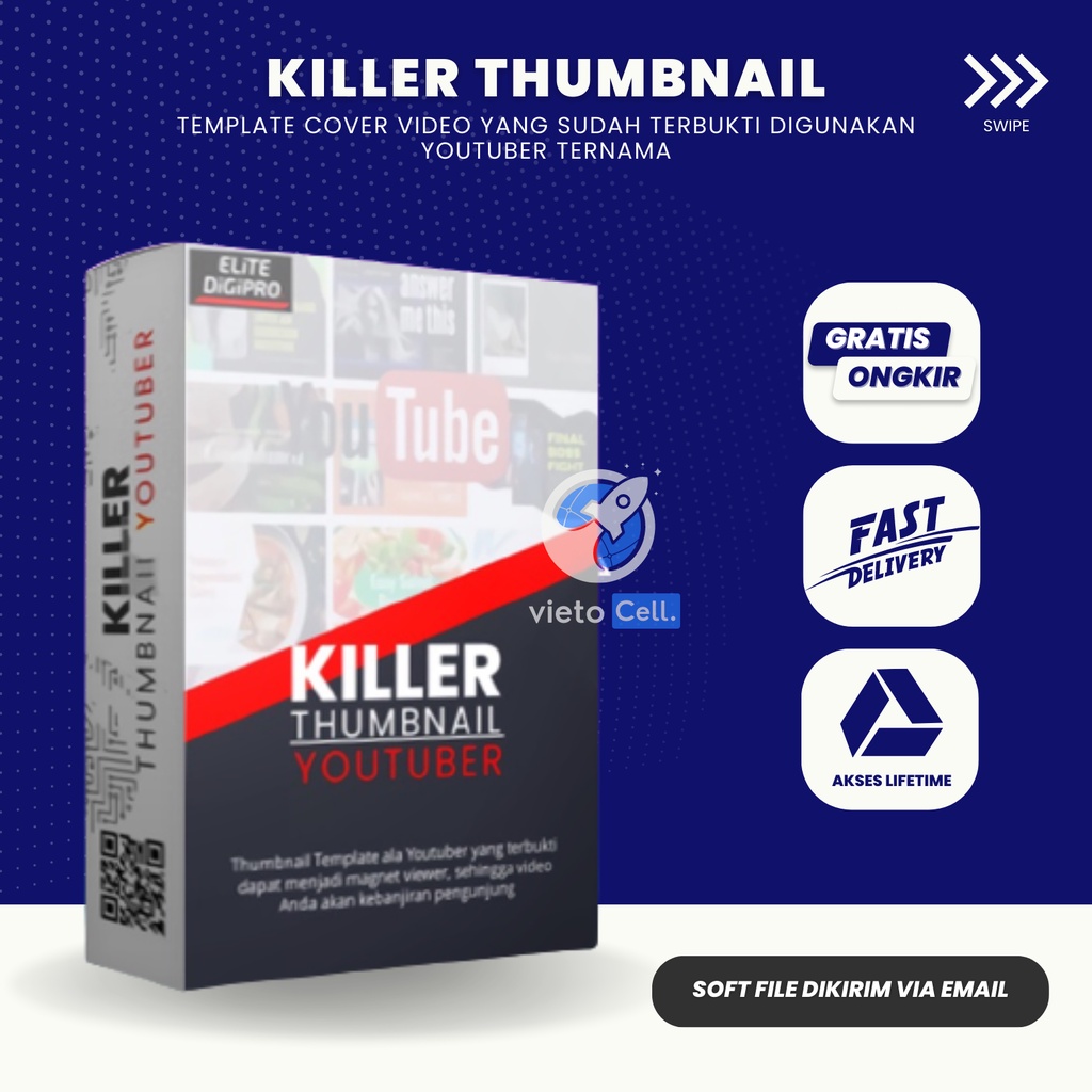 Jual KILLER THUMBNAIL ELITE Kumpulan Desain Template Youtube Menarik ...