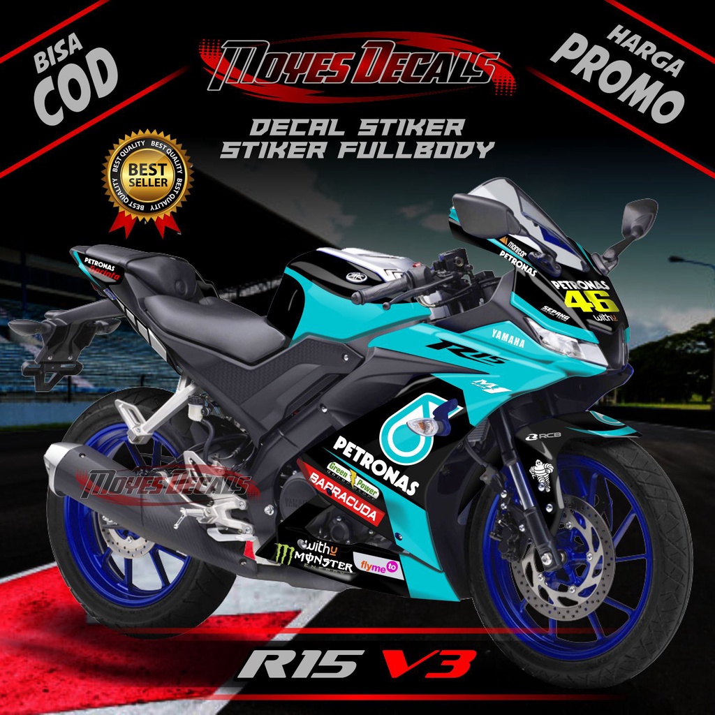 Jual Decal R15 V3 full body petronas srt | Shopee Indonesia
