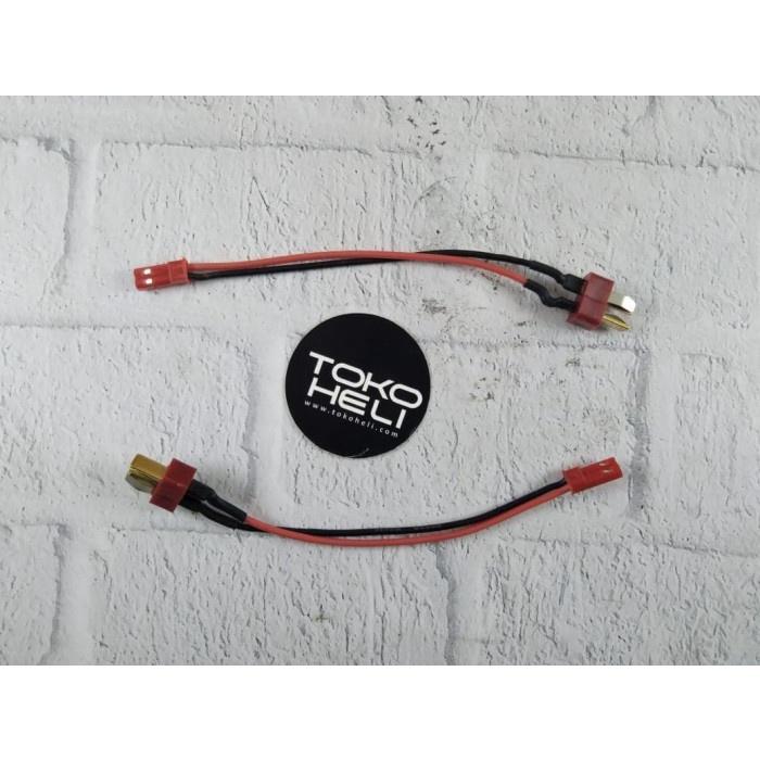 Jual T Plug Male Dean Tplug To Jst Female Adapter W 10cm 22 Awg Wire Shopee Indonesia