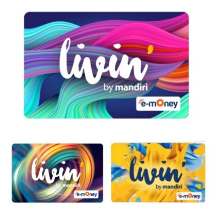 Jual Kartu E-Money Livin Mandiri - Kartu Pembayaran Cashless Livin ...