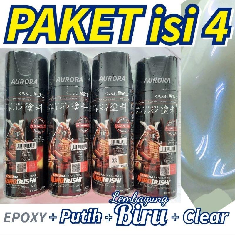 Jual PAKET Samurai Paint Epoxy + Putih White + Lembayung Biru + Clear ...