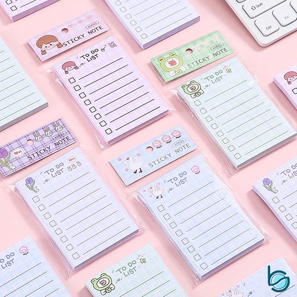 Jual Sticky Note Motif Lucu 60 Lembar/Cute Memo - Best Stationary ...