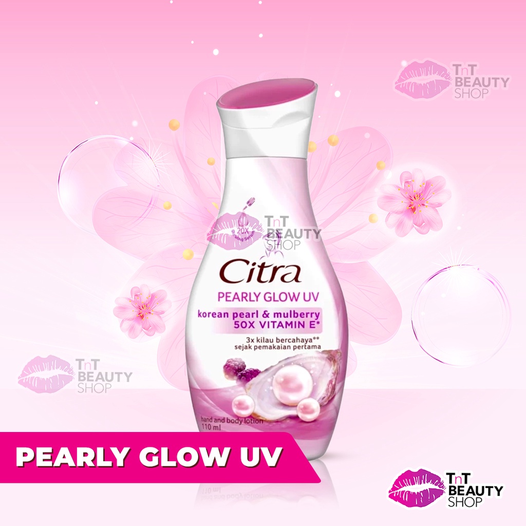 Jual Citra Lotion Pearly Glow UV Hand & Body 110ml | TnT Beauty Shop ...