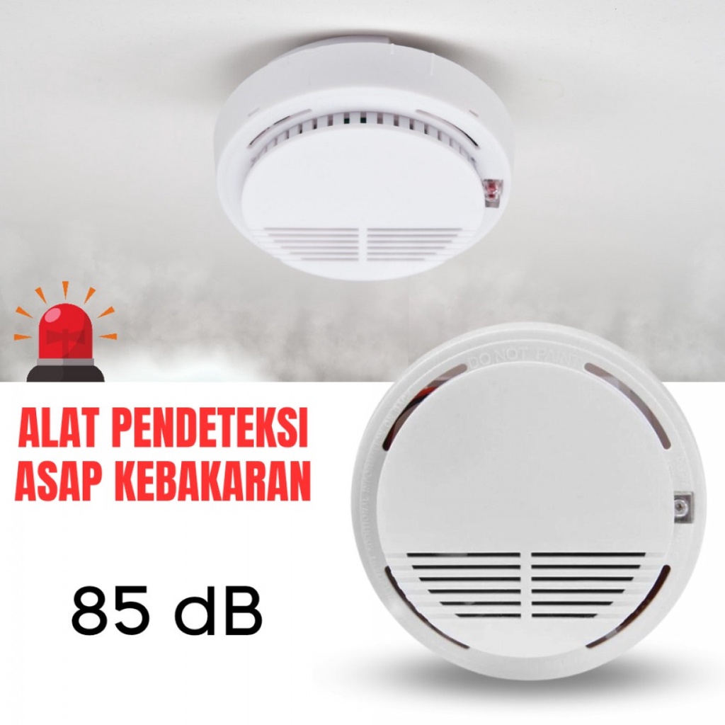 Jual Detektor Pendeteksi Alarm Kebakaran Gas Asap Portabel | Shopee ...