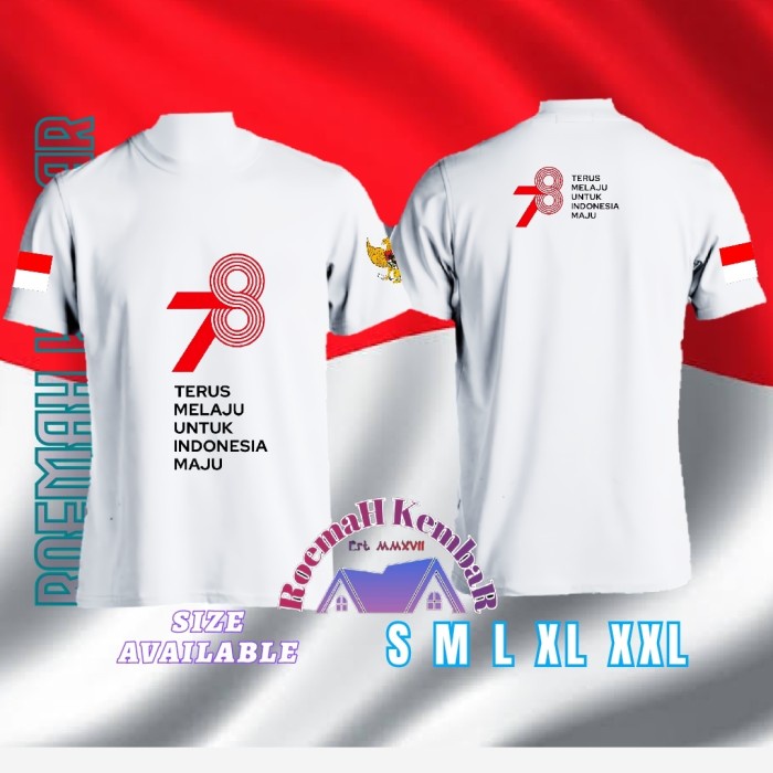 Jual BAJU KAOS HUT RI 78 / KAOS INDONESIA MERDEKA LOGO DB / KAOS 17 AGUSTUS 1945 RoemaH KembaR ...