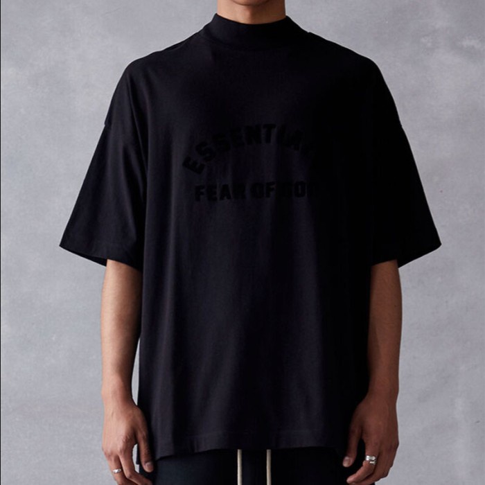 Jual Essentials SS23 Jet Black Tee Fear of God FOG Original | Shopee ...