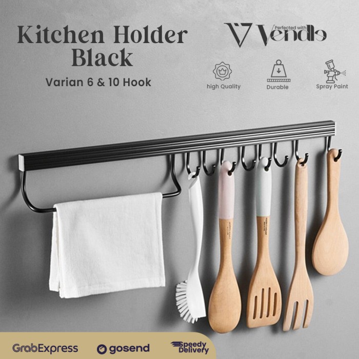 Jual Rak Dapur Serbaguna - Rak Alat Masak Gantung - Knife Holder Rack ...