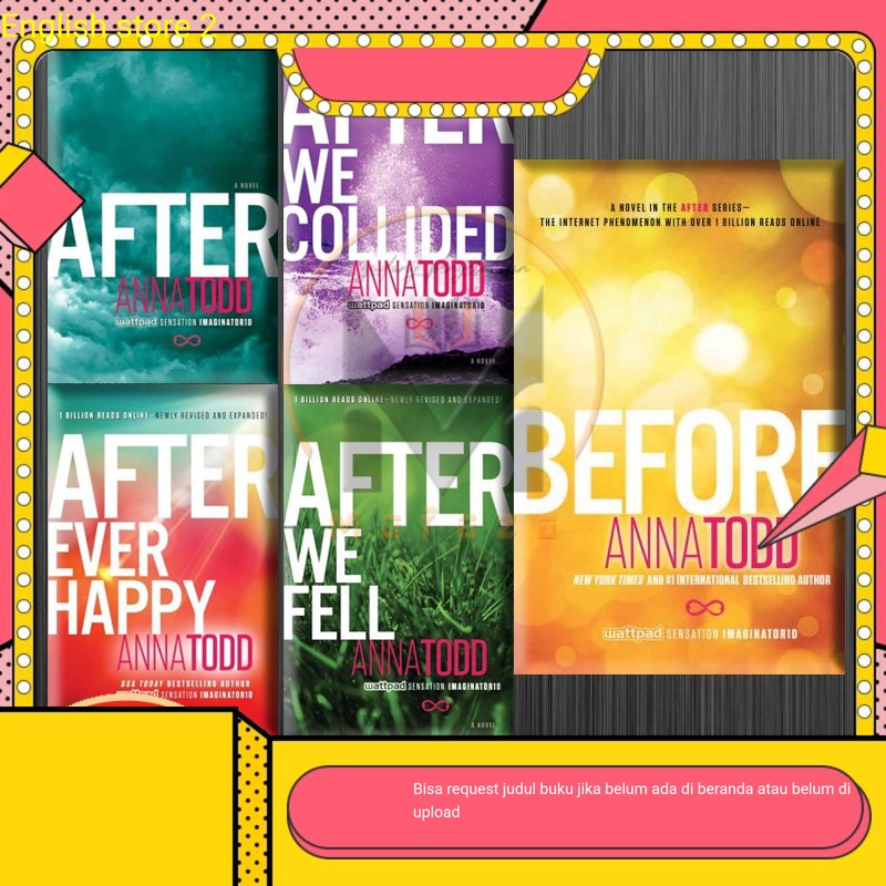 Jual The Complete After Series Collection 5 Books Box Set by Anna Todd ...