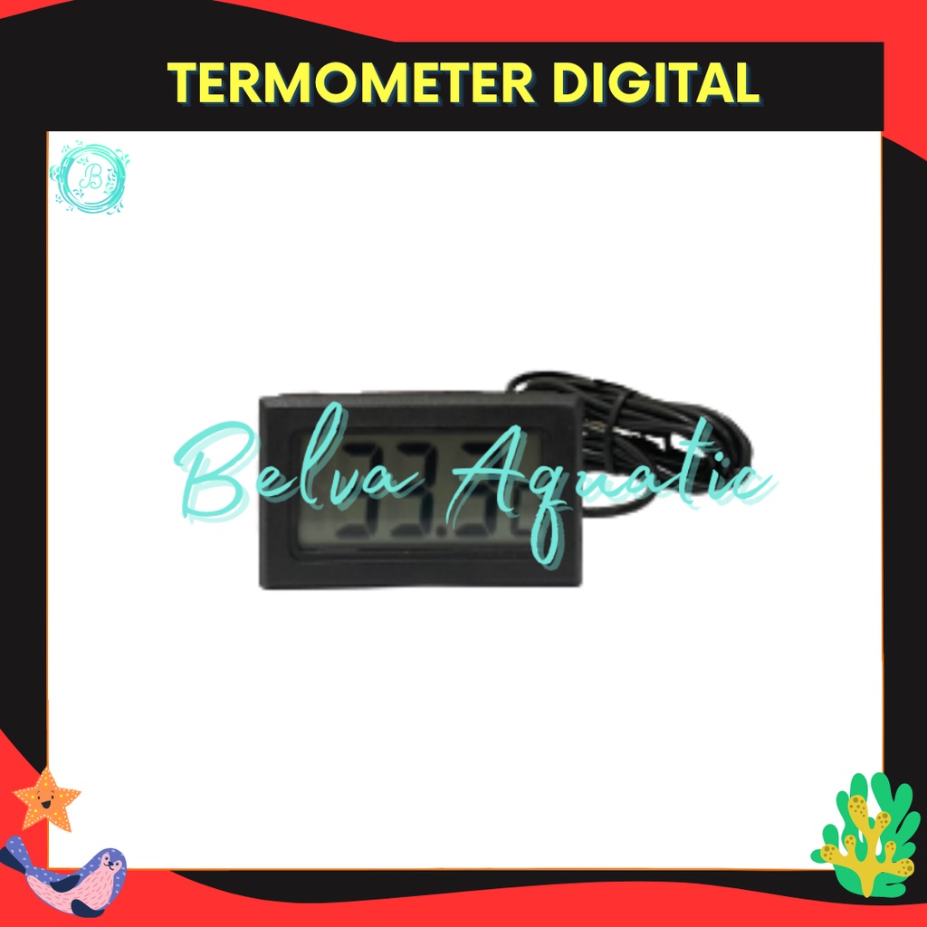Jual Thermometer Digital Aquarium Termometer Digital Aquarium | Shopee ...