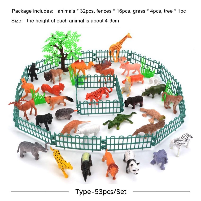 Jual Mainan hewan kecil binatang boneka karet animal dinosaur figure ...