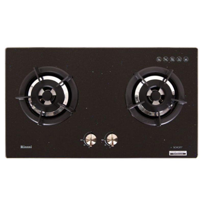 Jual Kompor Tanam Gas Rinnai Rb 2 GHC SB / Sparkling black | Shopee Indonesia