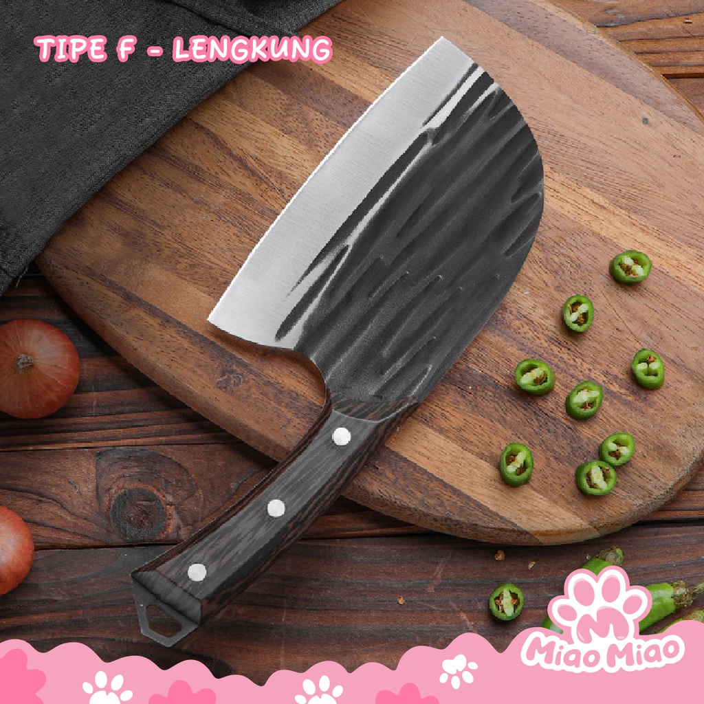 Jual [Tipe F] Pisau Dapur Tebal 2 mm Pemotong Daging & Sayur - Pisau ...
