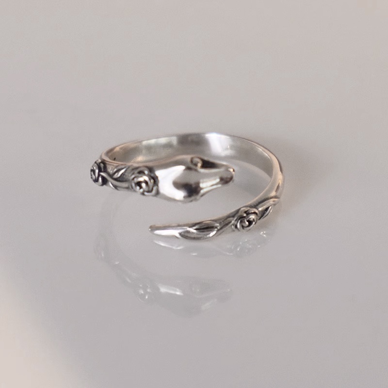 Jual COD ️ Snake Marsh Ring Cincin Ular Gigit Lilit Dark Alloy Punk ...