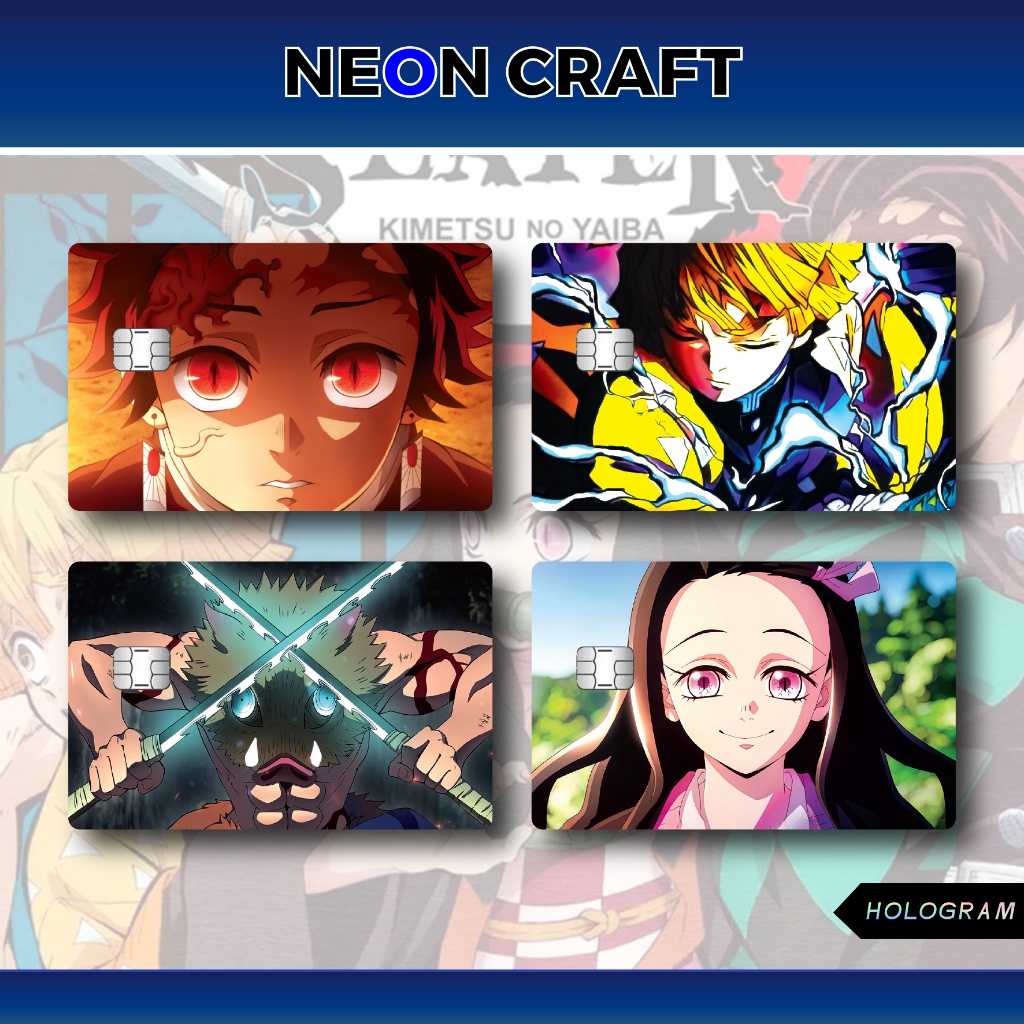 Jual Stiker Kartu Atm Garskin Skin Card Atm Anime Demon Slayer Kimetsu ...