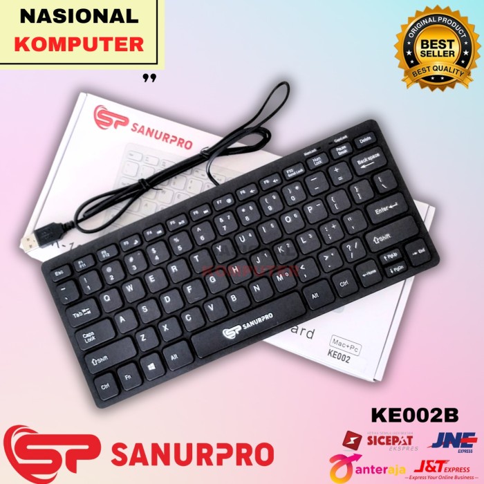 Jual Keyboard Mini USB Slim untuk Windows & Mac Waterproof | Shopee ...