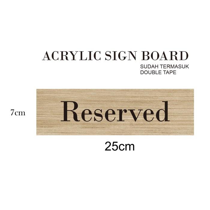 Jual Wooden Japanese Sign Board Reserved WT15 | Shopee Indonesia