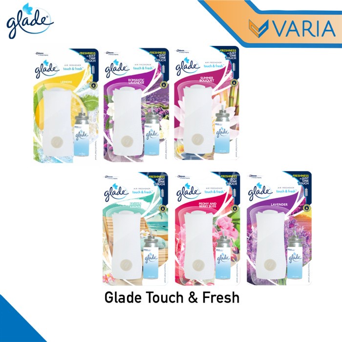 Jual Glade Touch N Fresh Set Alat Pengharum Ruangan Spray Device Mini ...