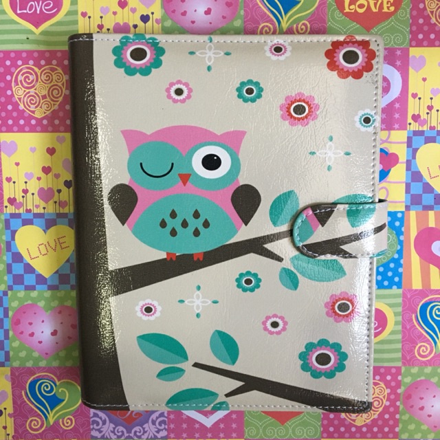 Jual Binder Printing Owl Ranting Floral | Shopee Indonesia