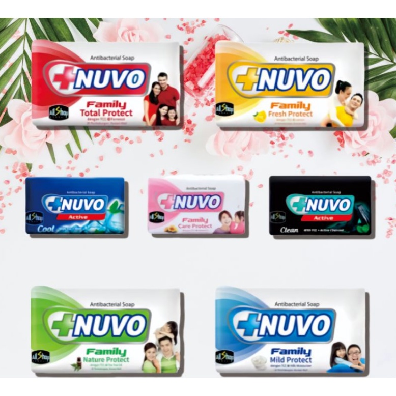Jual NUVO FAMILY BAR SOAP 72gr 5 PCS PAKET DISKON SABUN MANDI BATANG BATANGAN CARE FRESH NATURE ...