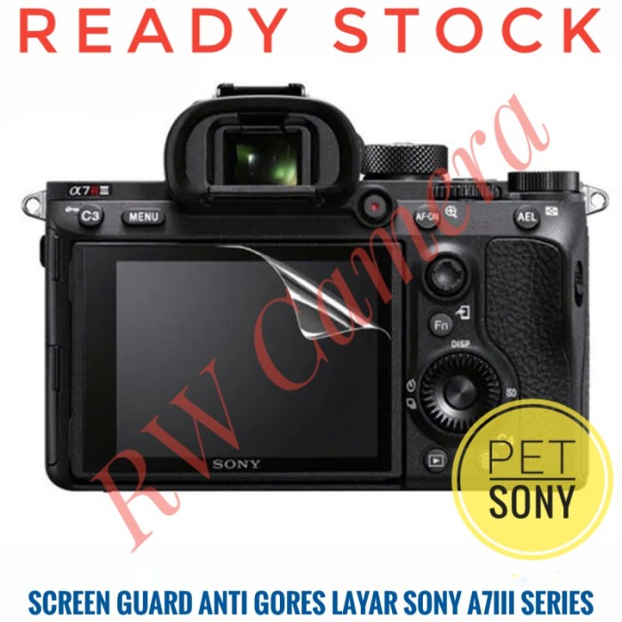 Jual PET Screen Guard Sony A7ii A7III A7RII A7 Mark III A7Rii A7Sii ZV1 ...